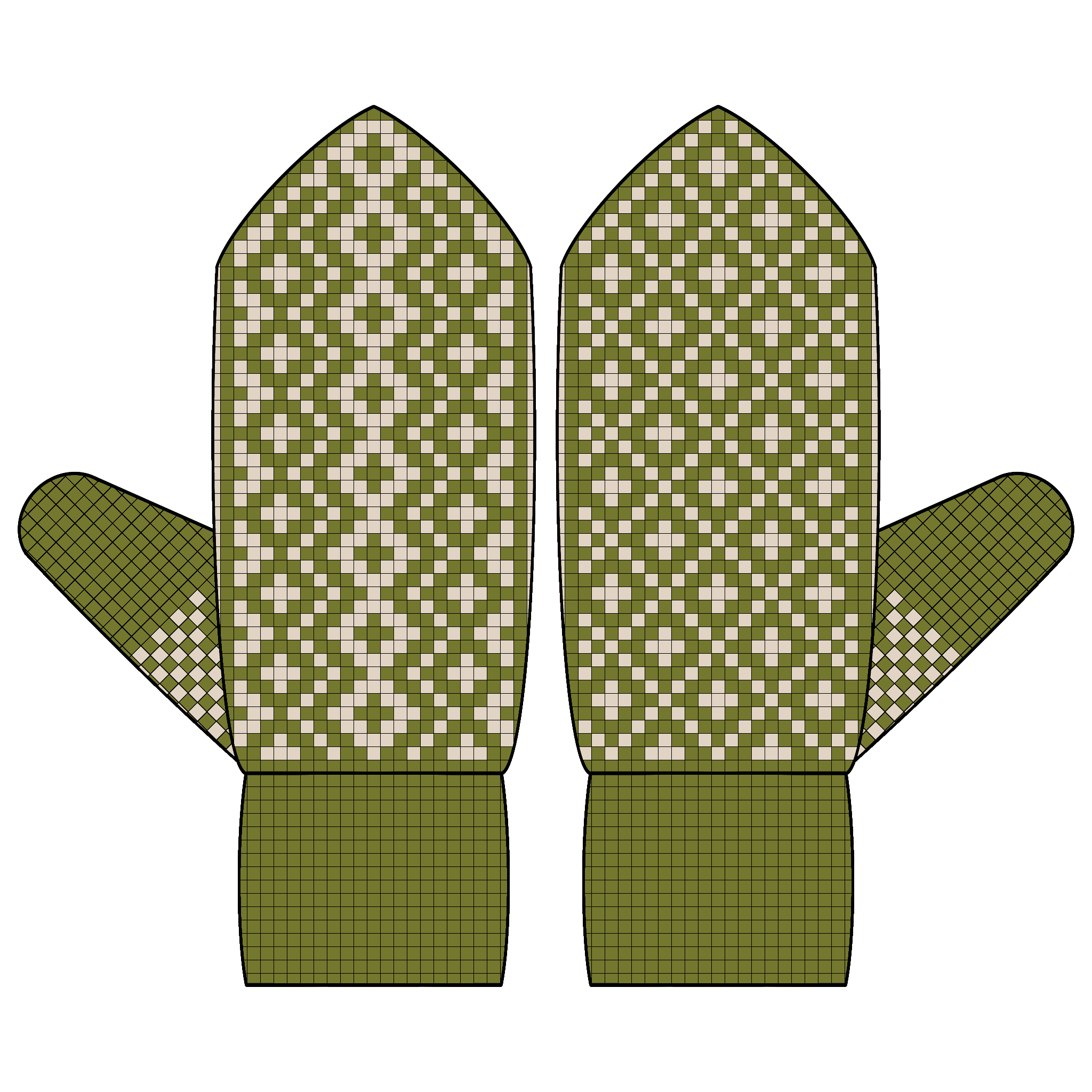 Digital Mitten Patterns – Woolies